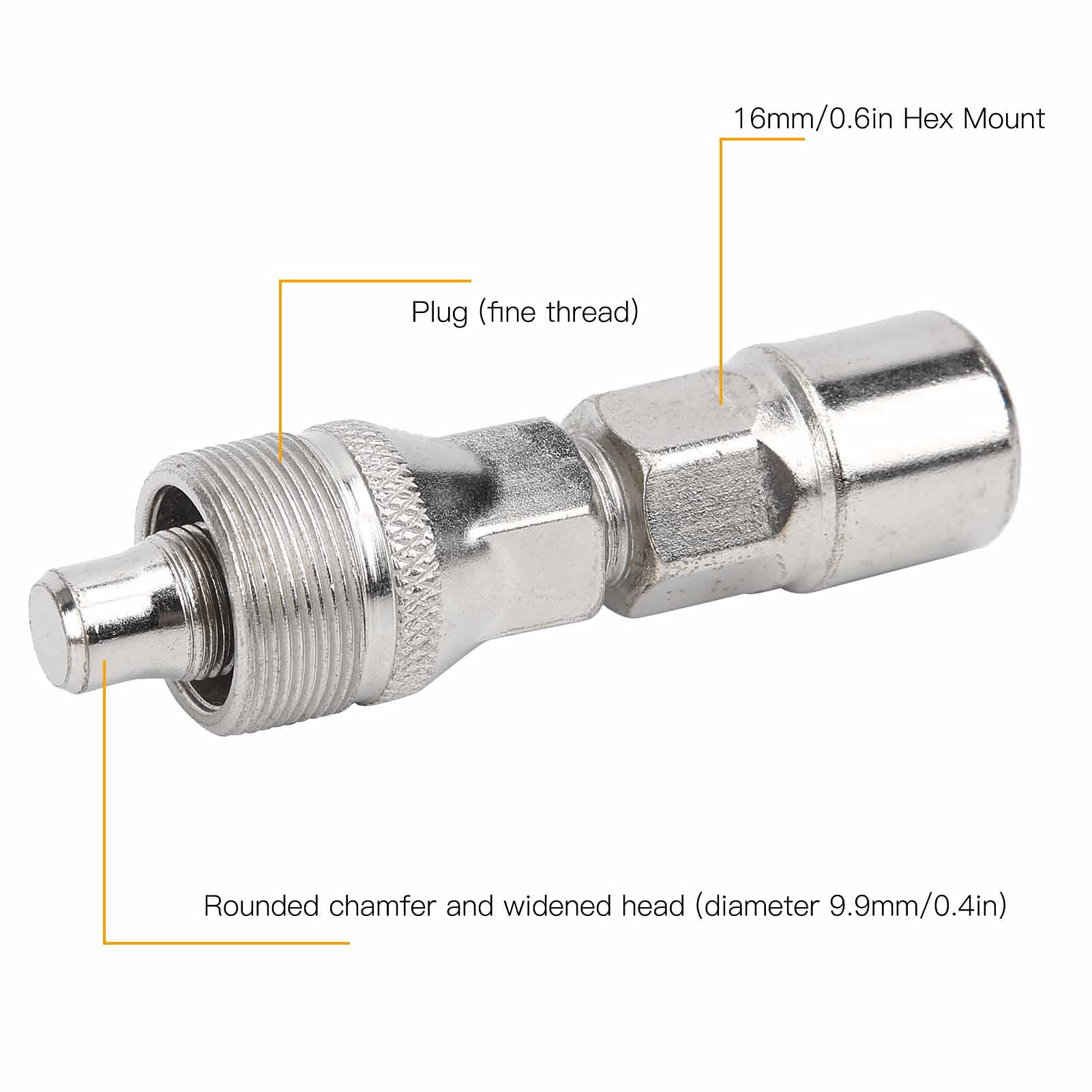 Dilwe Crank Puller for Mountain Bike Removal Tool Puller Tool Carbon Steel Repair Tool for Bicycle Crank Arm Remover