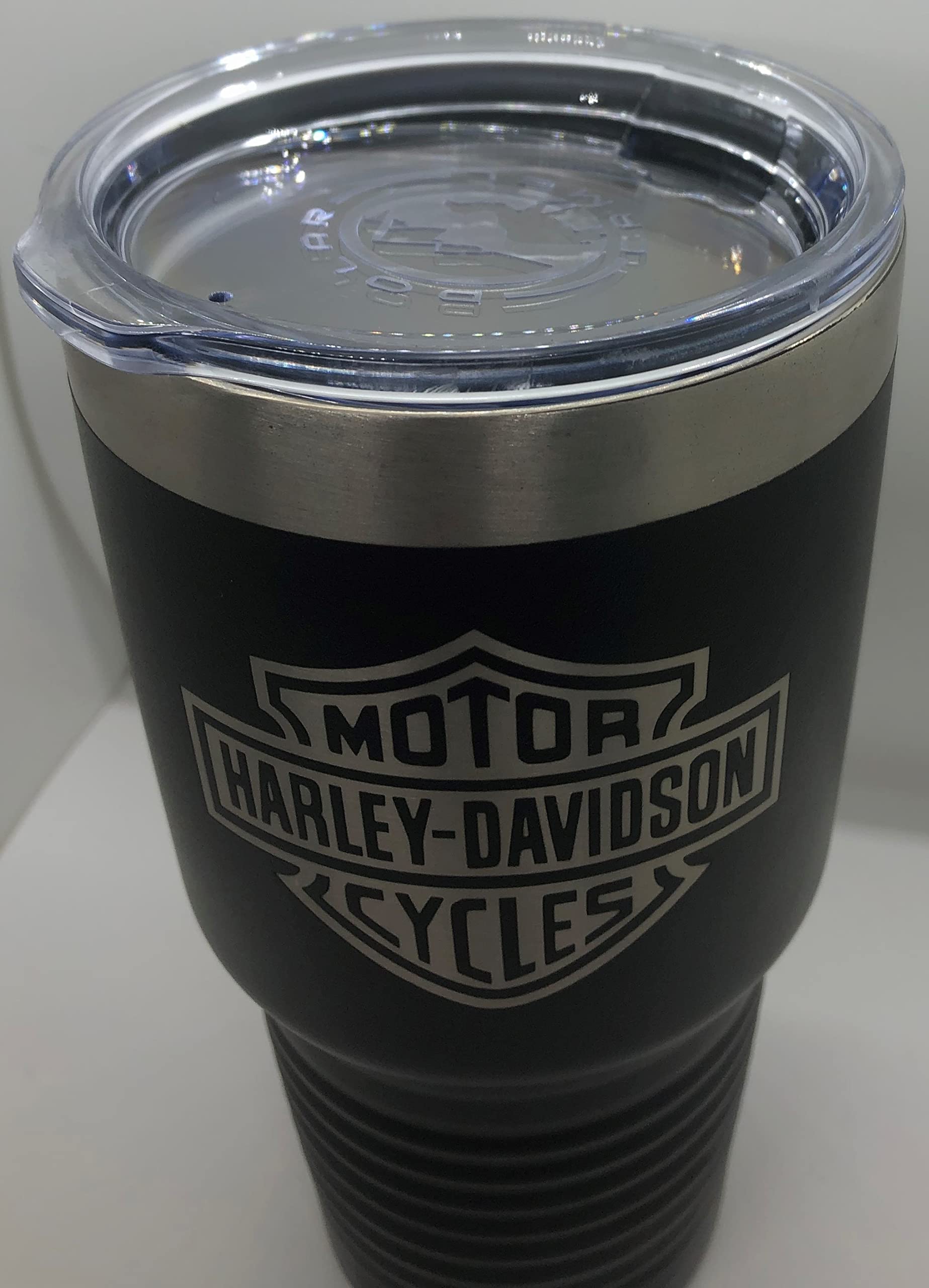 Harley Davidson Logo - Polar Camel Stainless Steel Tumbler - 30 oz - Black