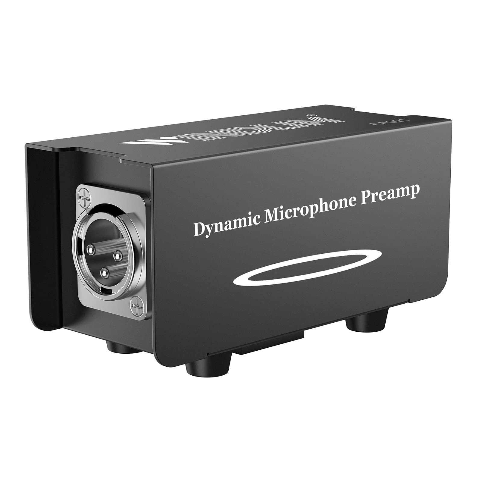 Dynamic Microphones Preamps, Ribbon Mic Activator XLR Preamp Booster for Livestream, Broadcast, Podcast, Vocal Recordings