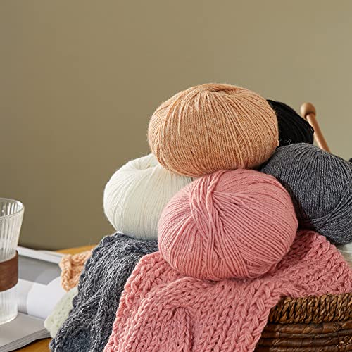 Gisimo 100% Inner Mongolian Cashmere Yarn Luxurious Hand Knitting Yarn Home Necessity for DIY Crafts