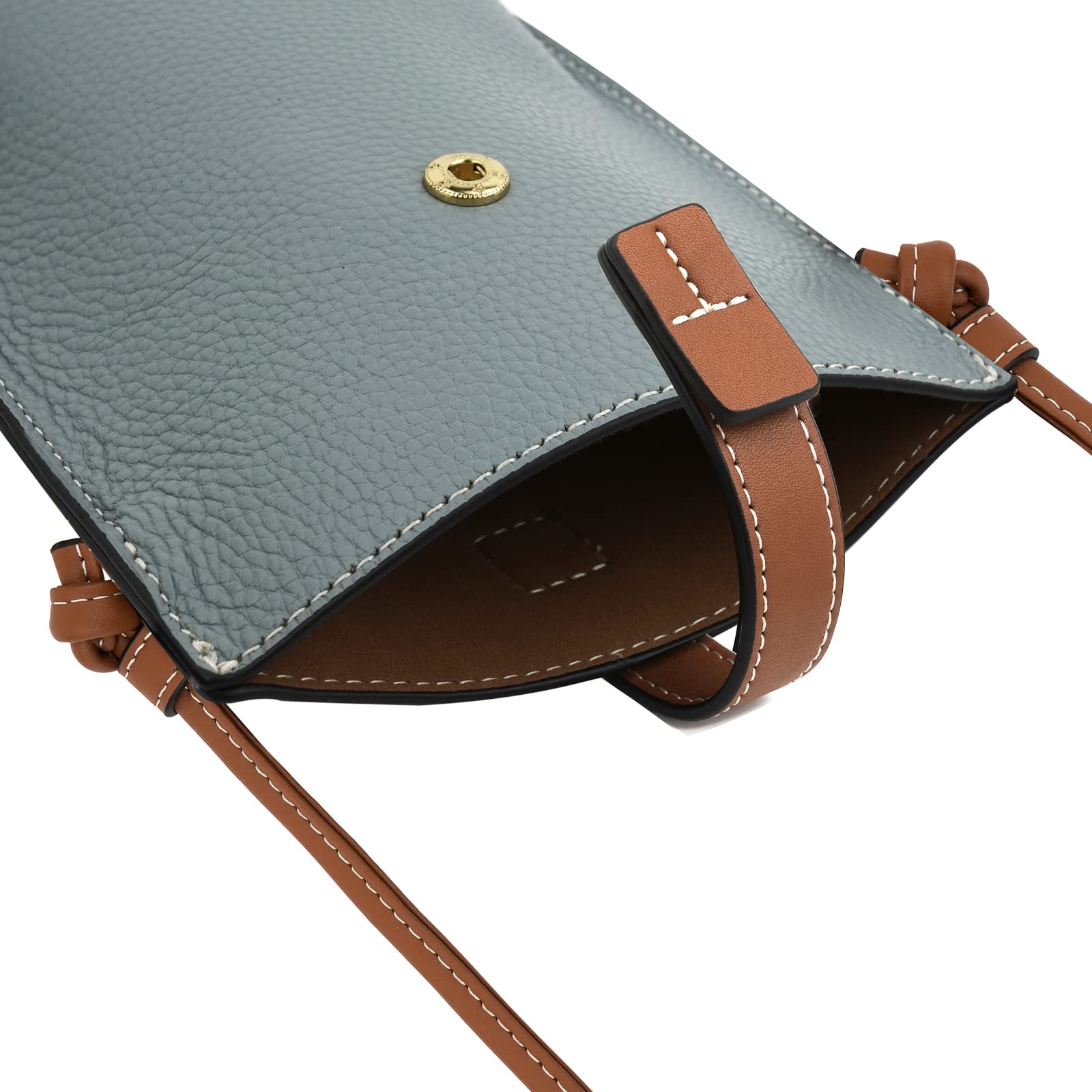 EXSIAR Crossbody Bag Cell Phone Purse for Women Slim Small Wallet Purses Handbag Shoulder Bag with Adjustable Strap Blue