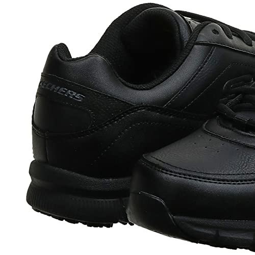 Skechers Men's Nampa Food Service Shoe, Black, 11.5 Wide