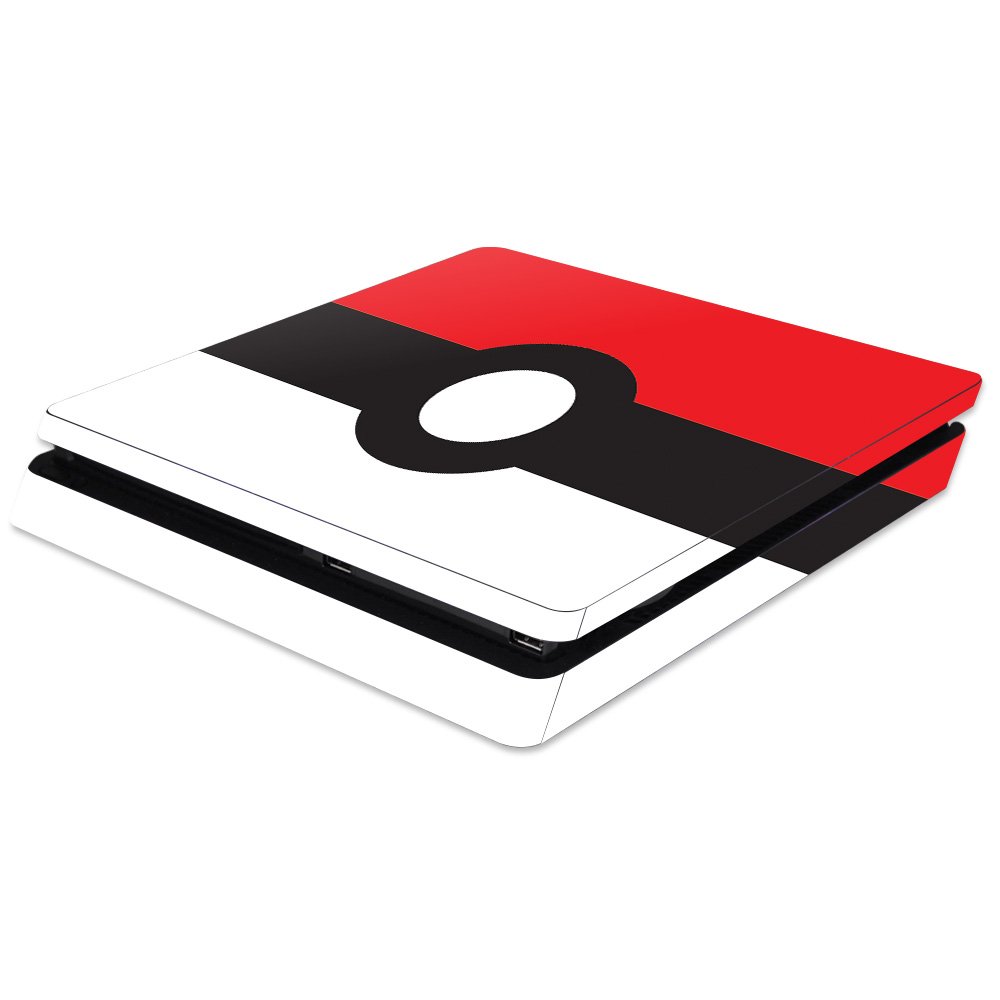 MightySkins Skin Compatible with Sony PS4 Slim Console - Battle Ball | Protective, Durable, and Unique Vinyl Decal wrap Cover | Easy to Apply, Remove, and Change Styles | Made in The USA