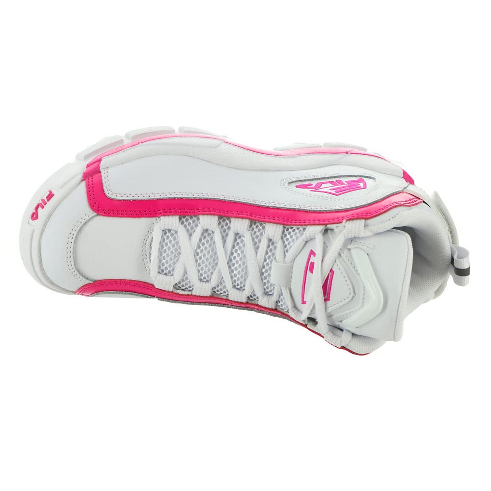 Fila Grant Hill 2 Athletic Basketball Shoe Womens Basketball 8 BM US WhitePink