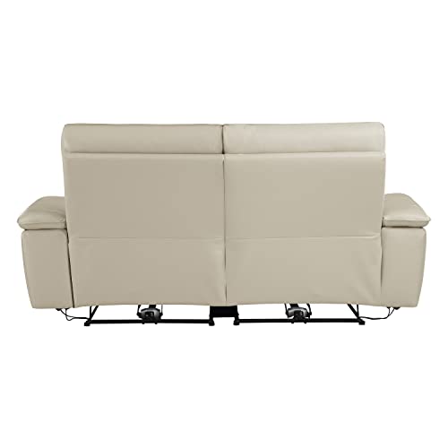 Lexicon Raelynn Power Double Reclining Loveseat, Taupe