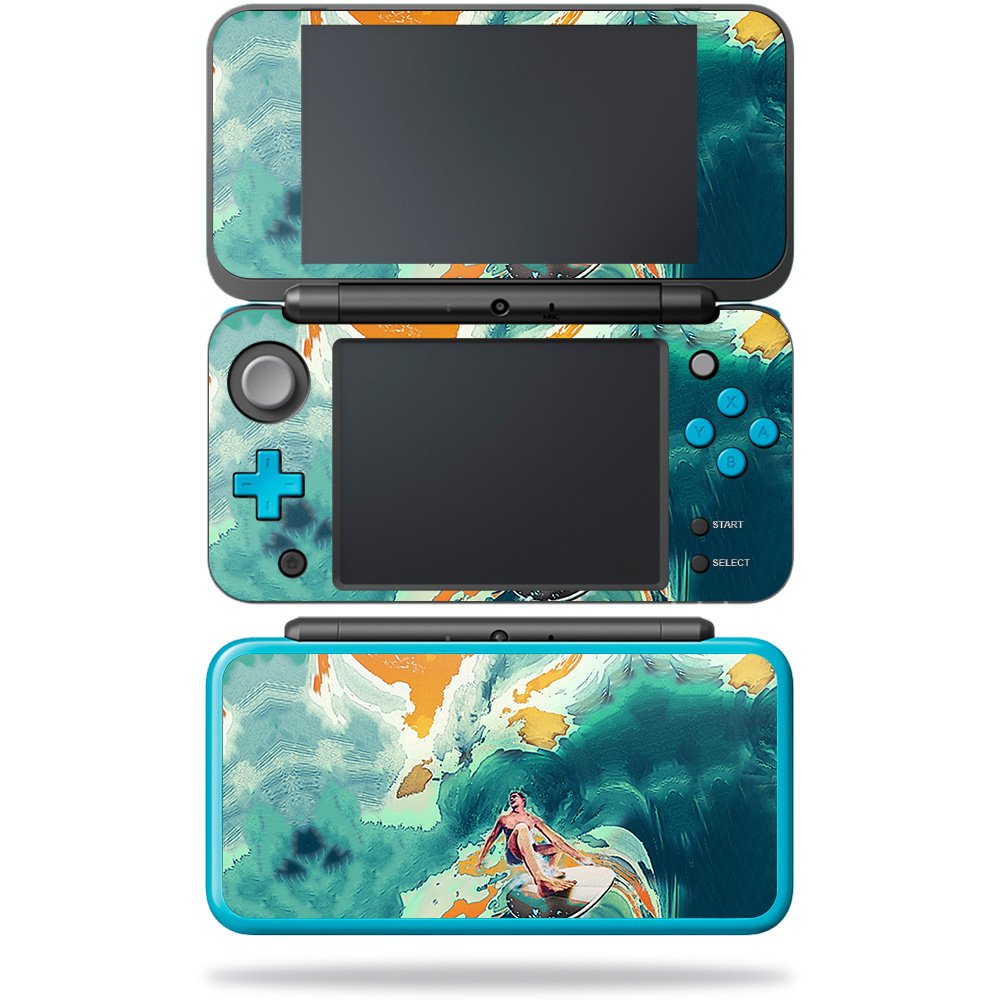 MightySkins Skin Compatible with Nintendo New 2DS XL - Acid Surf | Protective, Durable, and Unique Vinyl Decal wrap Cover | Easy to Apply, Remove, and Change Styles | Made in The USA