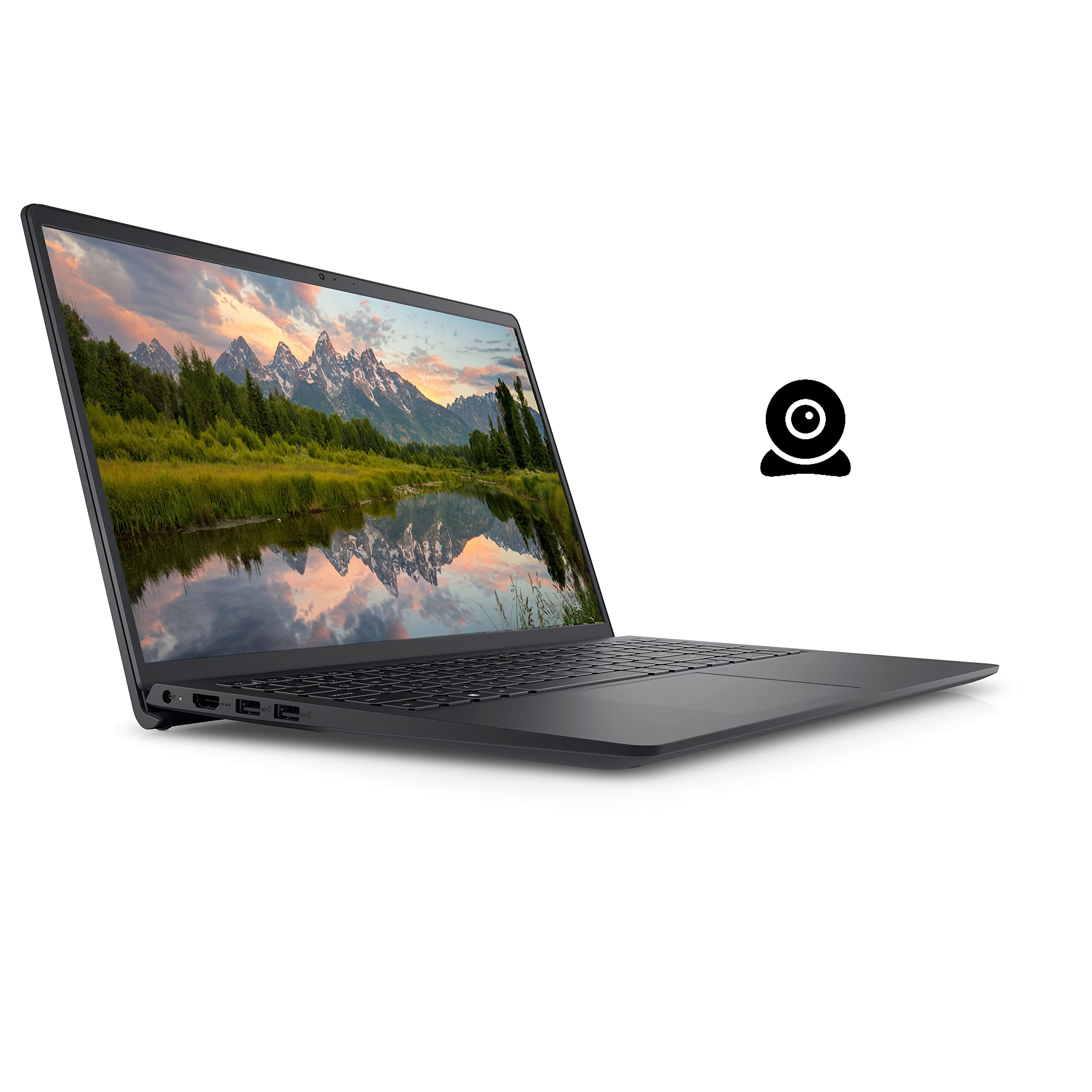 Dell 2022 Inspiron 15 15.6-inch Laptop, Intel Celeron N4020, 16GB DDR4 RAM, 1TB PCIe SSD, Webcam, HDMI, Wi-Fi, Bluetooth, Windows 11 Home, Black (Renewed)