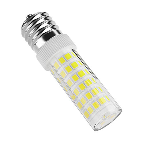 DiCUNO E17 LED Bulb 5 Watt Appliance Bulb Microwave Oven Light 6000K Daylight White, 550lm, 50W Halogen Equivalent Non-dimmable (2-Pack)