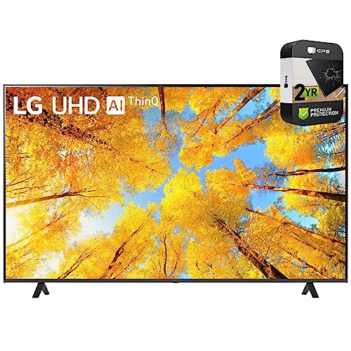 LG 55UQ7570PUJ 55 Inch 4K UHD Smart webOS TV 2022 Bundle with 2 YR CPS Enhanced Protection Pack