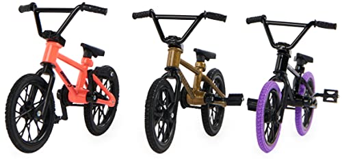 TECH DECK, BMX Finger Bike 3-Pack, Collectible and Customizable Mini BMX Bicycle Toys for Collectors, Kids Toys Ages 6 and Up (Amazon Exclusive)