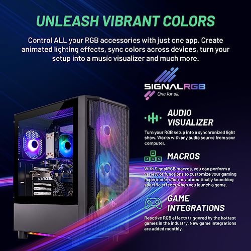 Skytech Shadow Gaming PC Desktop – AMD Ryzen 5 3600 3.6 GHz, NVIDIA RTX 3060, 1TB NVME SSD, 16GB DDR4 RAM 3200, 600W Gold PSU, 11AC Wi-Fi, Windows 11 Home 64-bit,Black