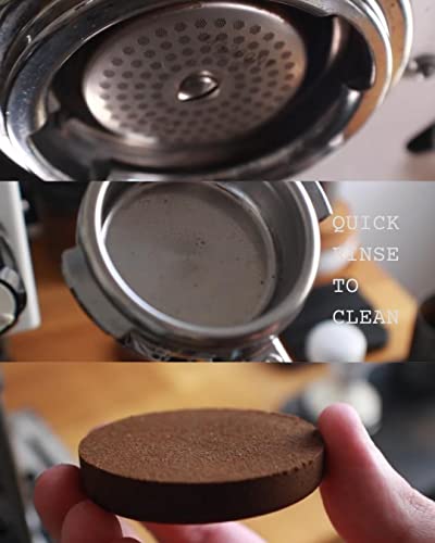 GEMINI Espresso Puck Screen - 53.3mm,1.7mm Thickness 150μm Espresso Filter Screen - Mesh Coffee Reusable Filter For Espresso Portafilter Filter Basket 54mm - Made With 316 Stainless Steel