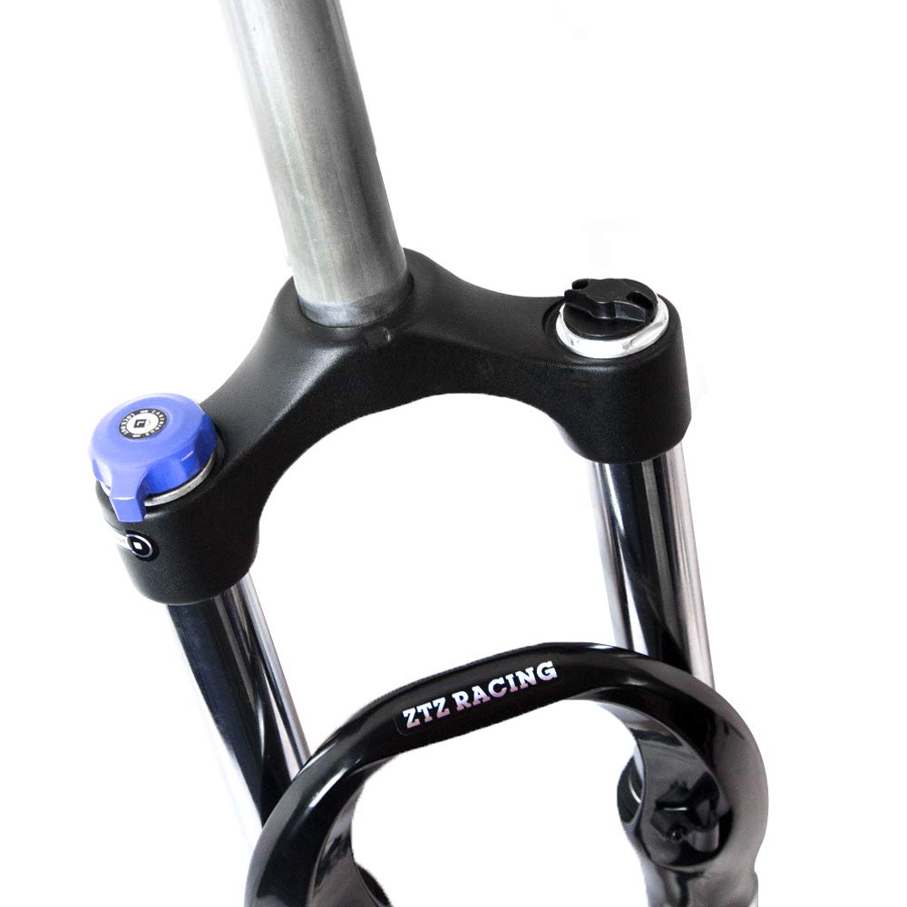 DBoy 26 inch Mountain Bike Front Fork Aluminum Alloy Shock Absorber Spring Front Suspension Fork Suspension Fork Steerer 100mm Manual Lockout QR 9mm (Black 29inch)