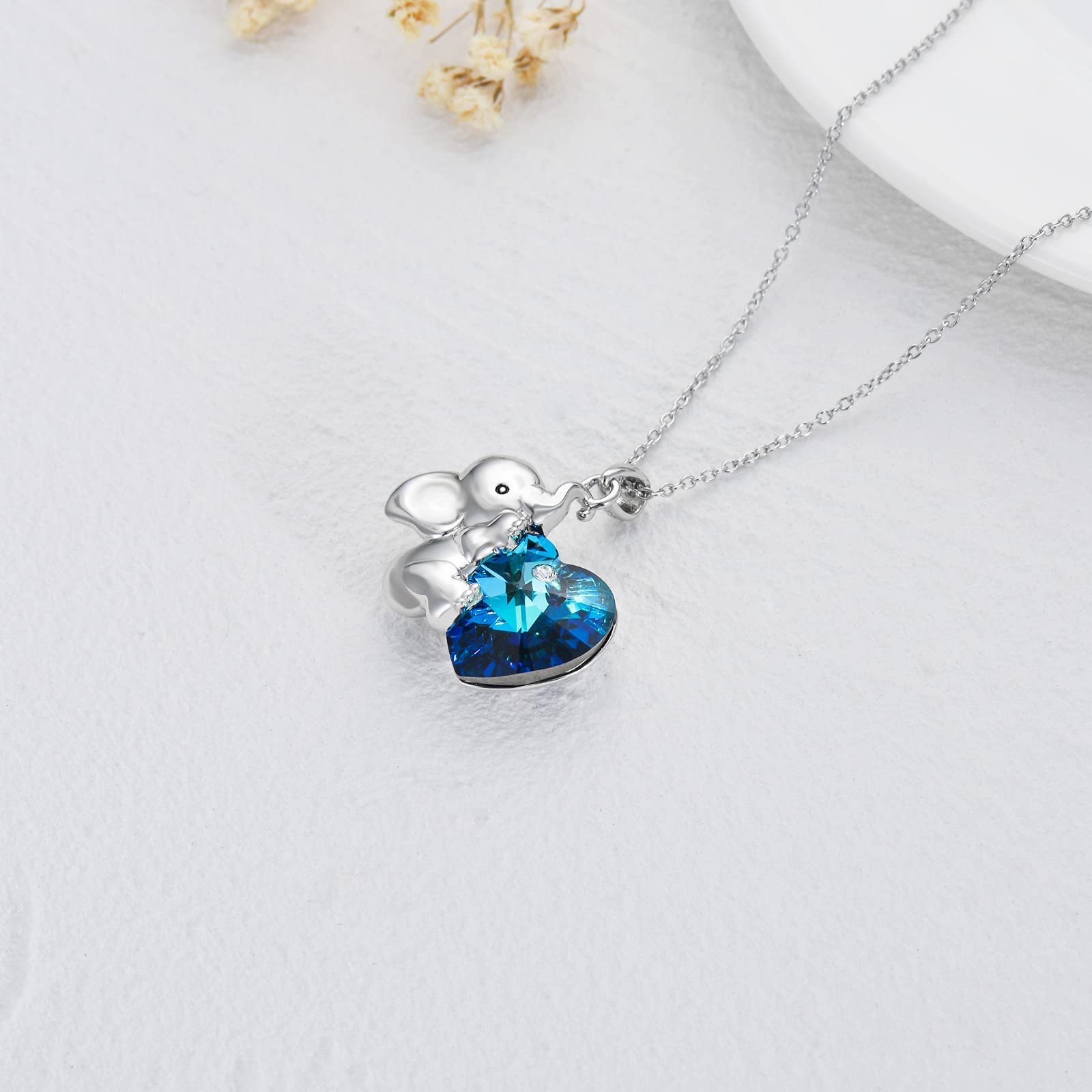 Flpruy Phoenix Necklace 925 Sterling Silver Nirvana of Phoenix Pendant Firebird Crystal Necklace Phoenix Jewelry Gift for Women