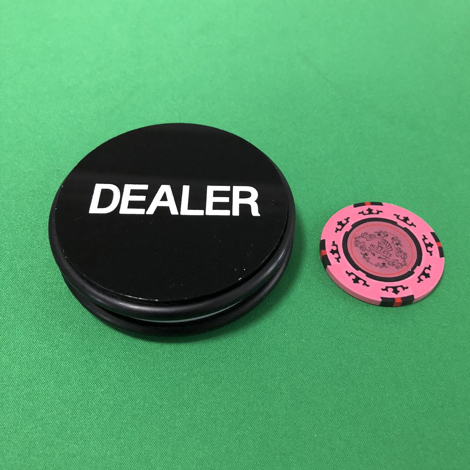 Yuanhe Casino Craps Dealer Button - 3Inch Double Sided Puck Buttons, Great for Poker, Texas Hold 'em & Card Games