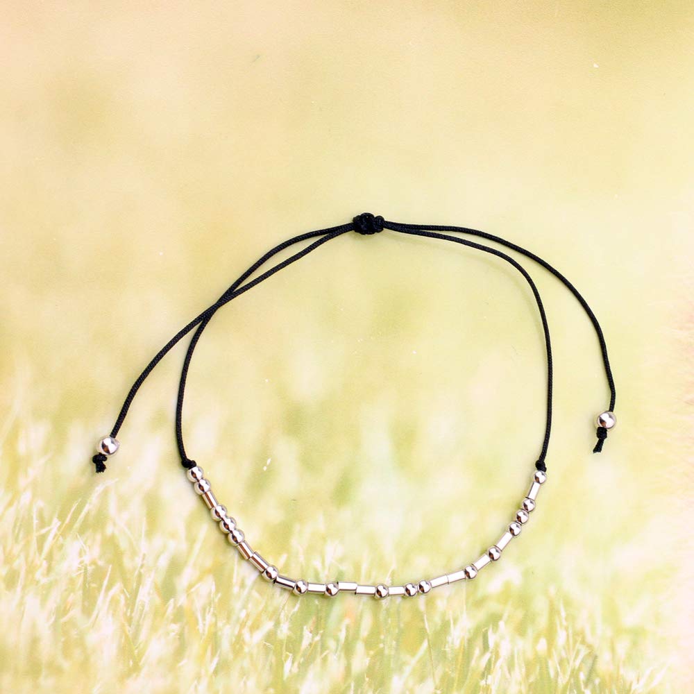 Detailed Fck Cancer Morse Code Bracelet Survivor Gift (fck cancer)