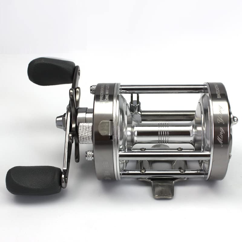 Fishing Gear 60#多色金属双刹车鼓轮/雷强轮/船钓轮威海