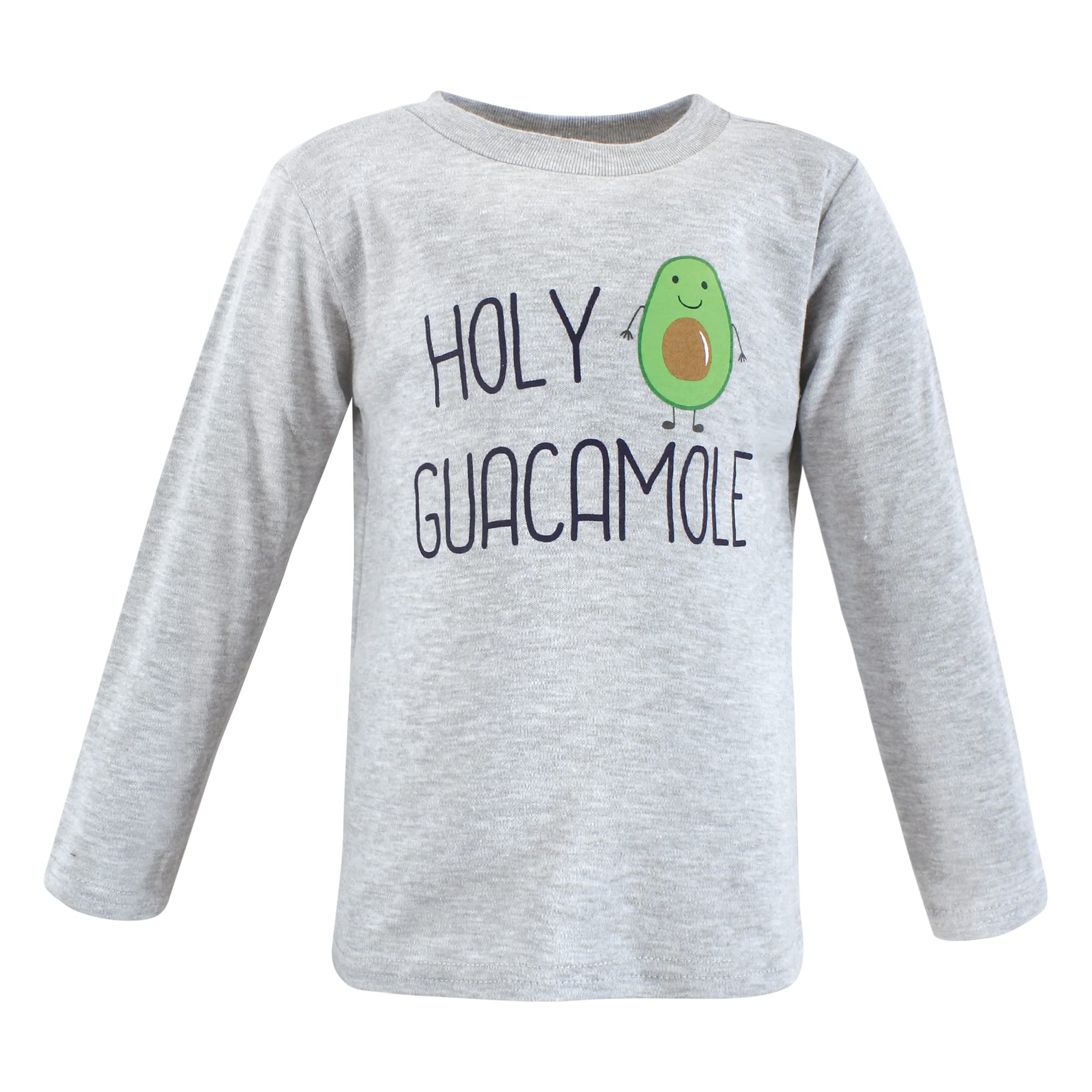 Hudson Baby Unisex Baby Long Sleeve T-Shirts, Fun Food, 18-24 Months