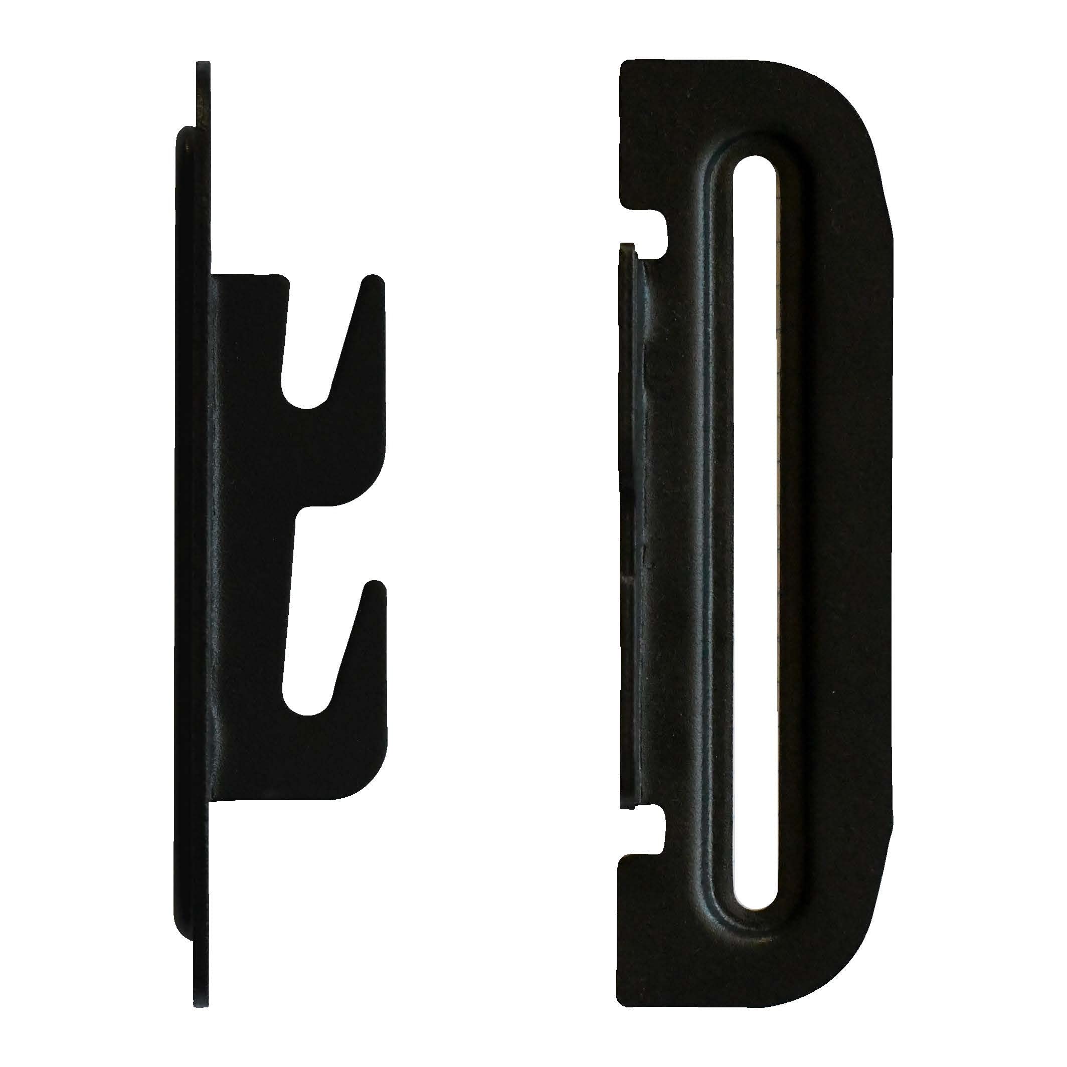 First Choice Products #35 Hook Plate Conversion Kit for Bolt-On Frame to Hook-On Headboard and Footboard - Pack of 4, Black