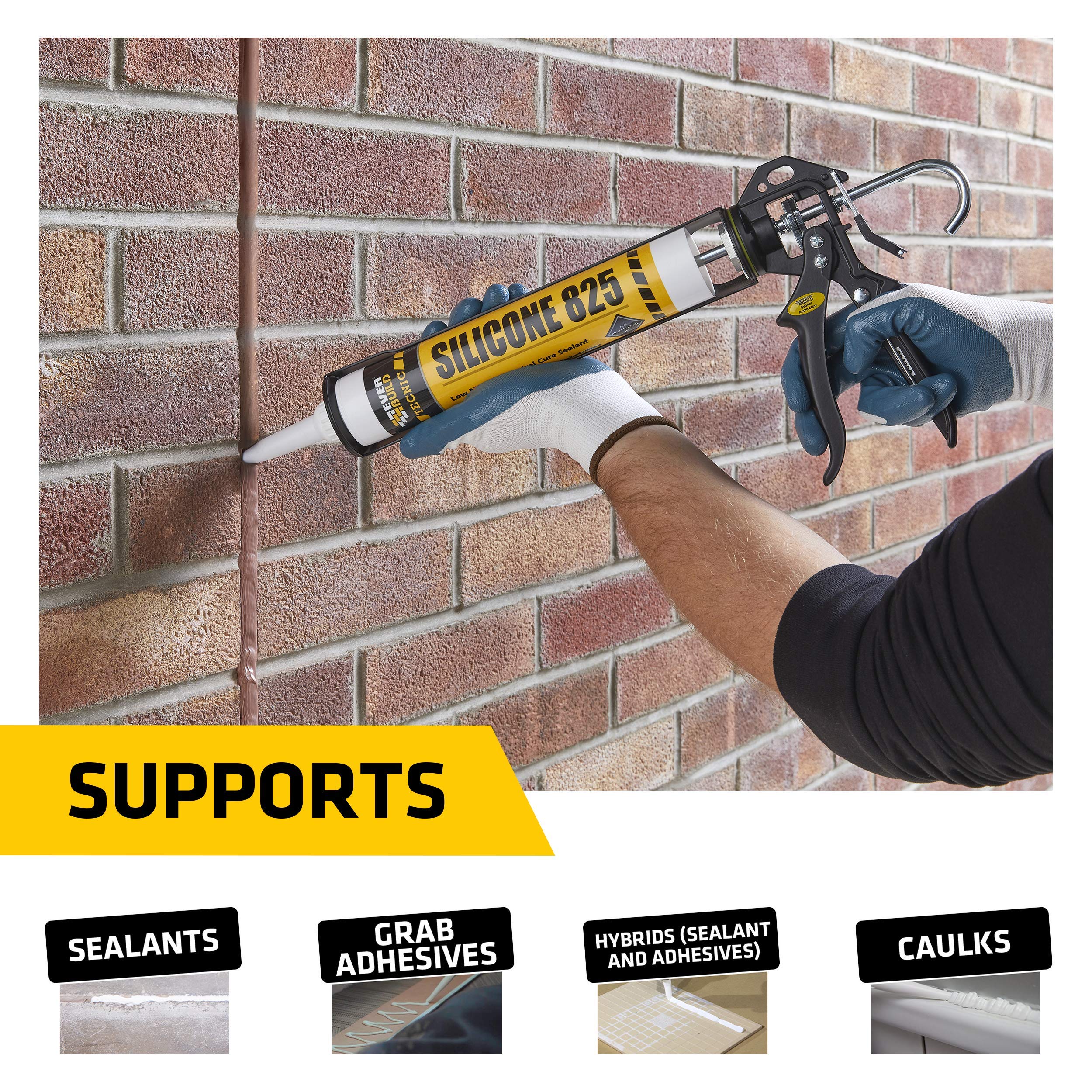 Everbuild Power Pro Heavy Duty Sealant/Adhesive Cartridge Applicator Gun