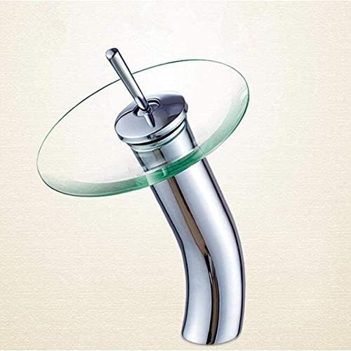 Kitchen Taps Kitchen Tap Faucet Waterfall Bathroom Faucet Single-Lever Basin Mixer Bath Chrome Faucet Brass Sink Faucet Glass Sink Faucet