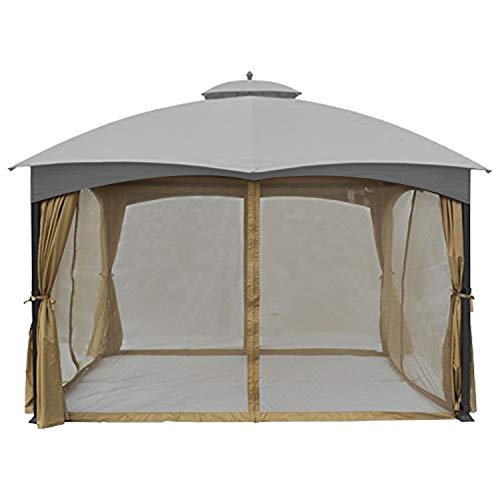 Replacement Netting Walls for 10' x 12' Gazebo by ABCCANOPY Beige