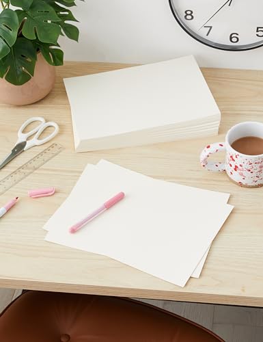 Craft UK A4 300Gsm-100 Sheets, Ivory Card 300gsm, 29.6 x 21 x 0.1 cm