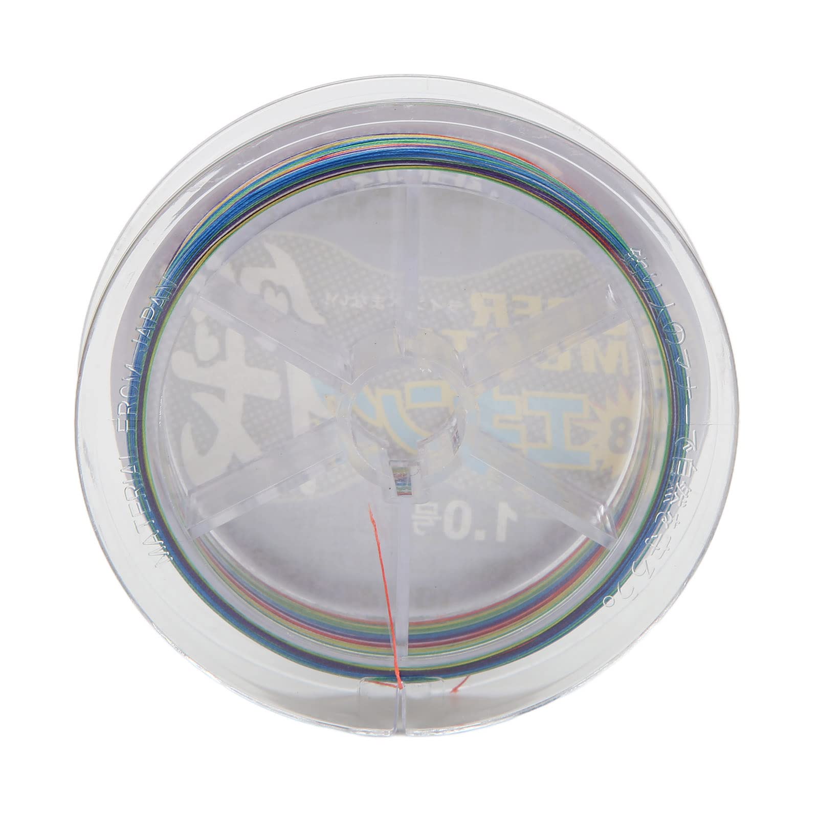 Fishing Line, 1 Meter 1 Color Bite Resistant PE Fishing Lines Soft for Large Reservoirs(1.0)