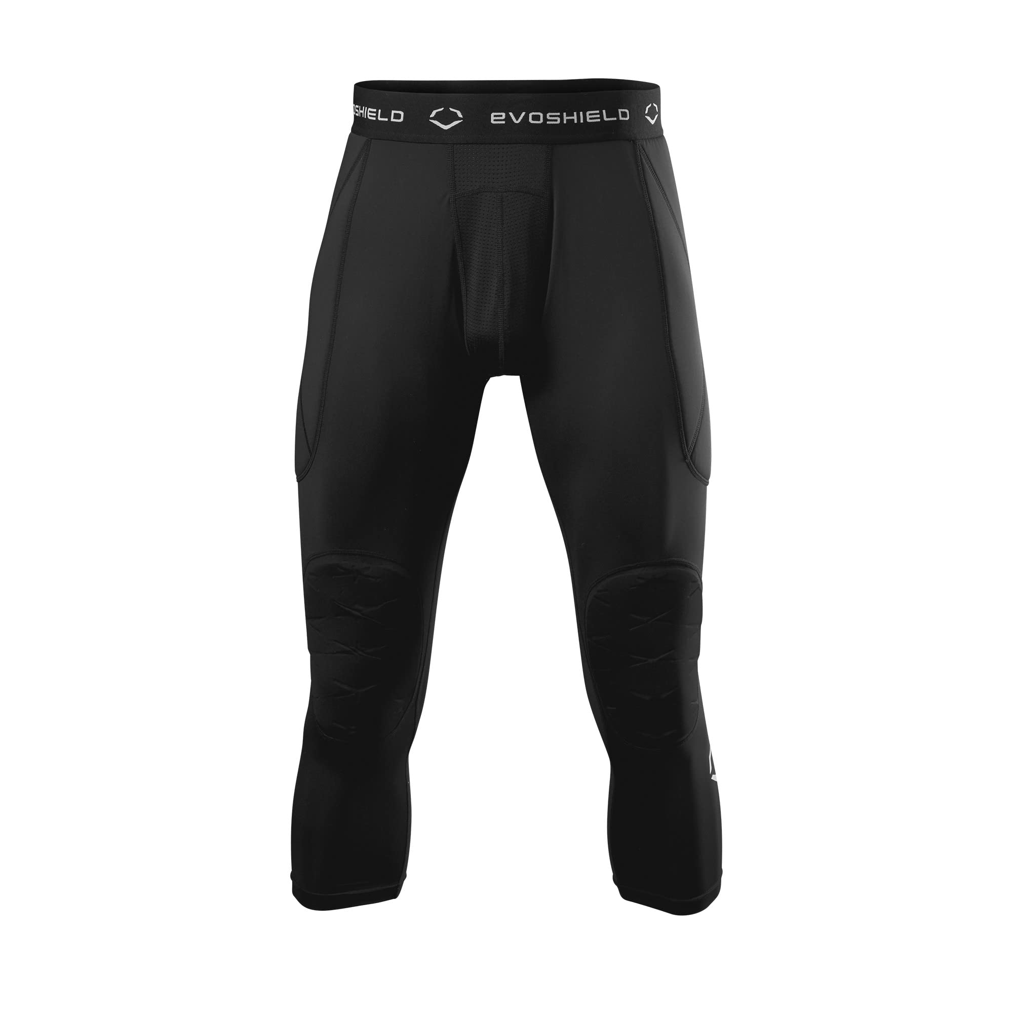 EvoShield Men's Standard 3/4 Sliding Tights, Black, Medium