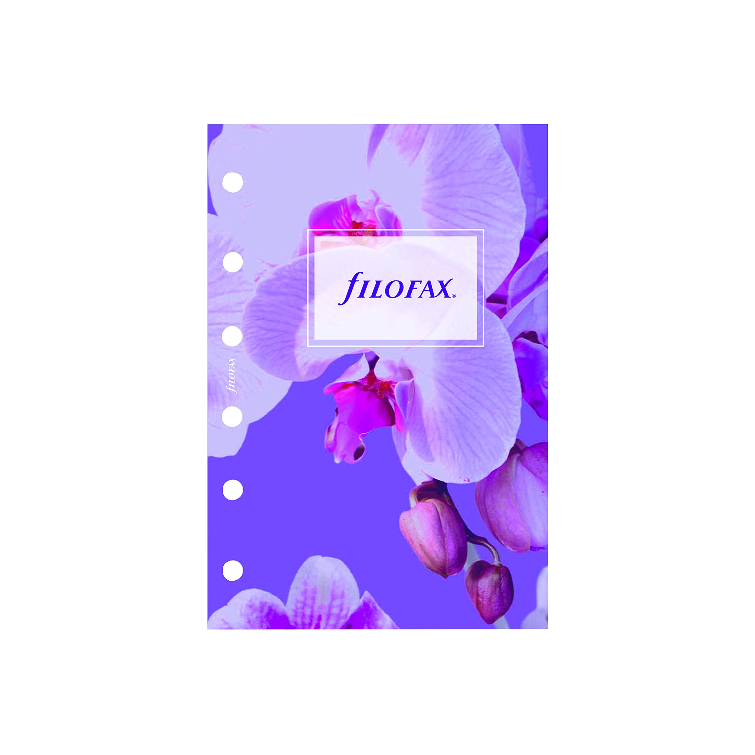 Filofax Refill, Pocket Size, Week-to-View, Illustrated Floral Diary Pack with Four-Color Print Design, Multilingual: Five Languages, 2022 (C6321-22)
