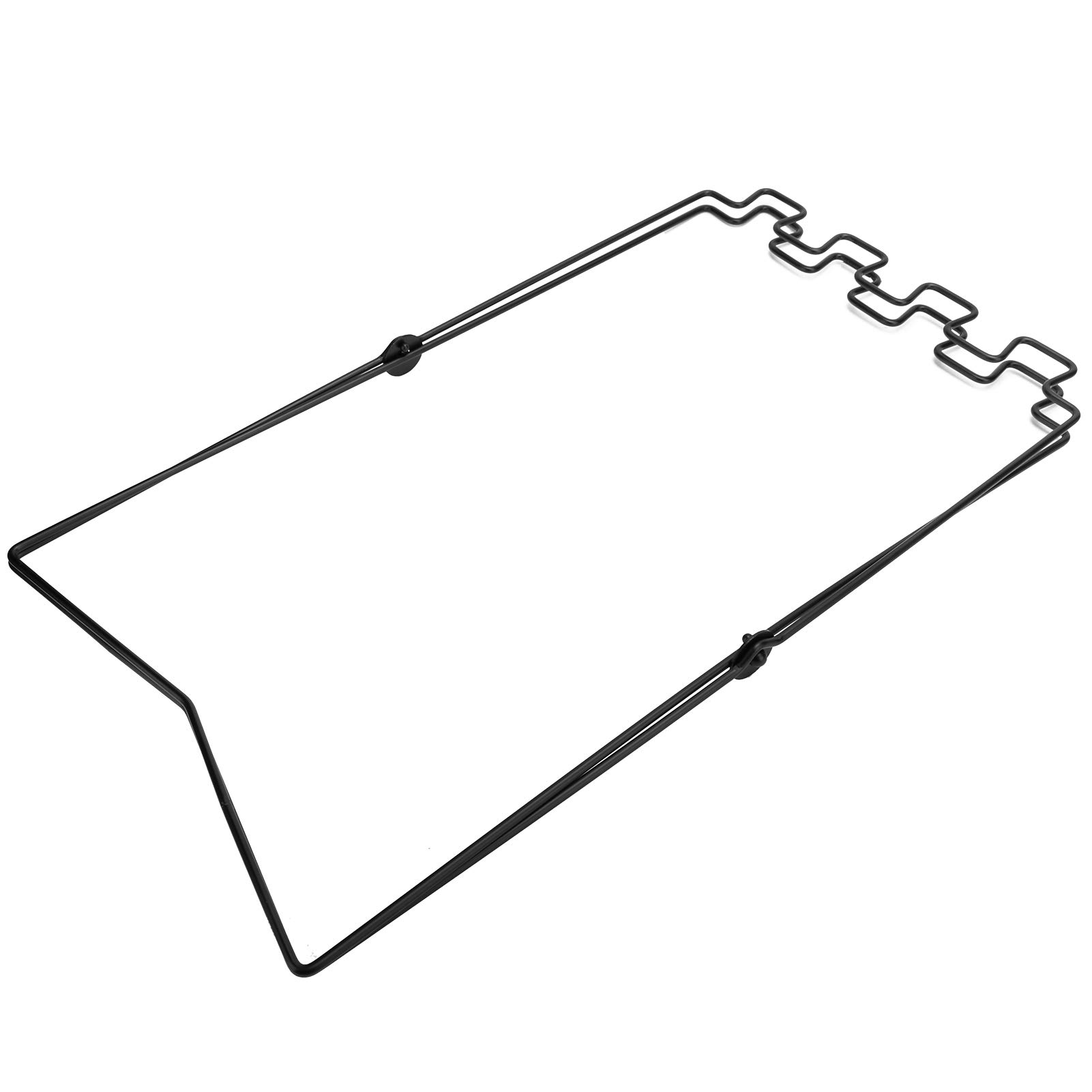 MOUMOUTEN Trash Bag Holder, Portable X Frame Leaf Bag Holder Stand, Outdoor Iron Wire Folding Holder, Folding Shelf for Camping Recycling Garden Laundry Yard Kitchen