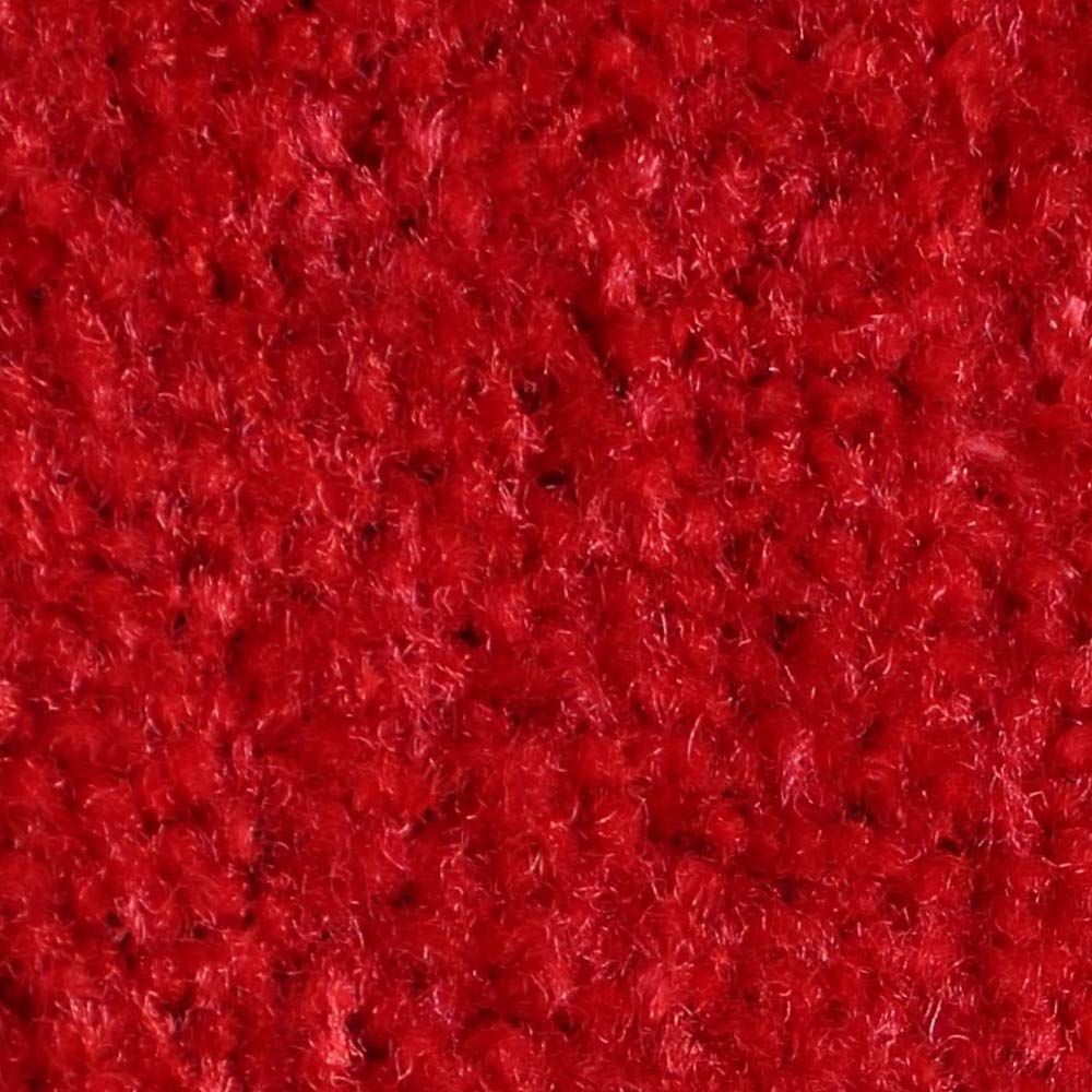 Event Carpet Aisle Runner - Quality Plush Pile Rug with Backing, Binding in Various Sizes (3 X 45 ft, Red)