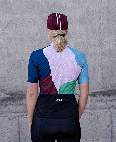 POC, Women's Essential Road Print Jersey, Color Splashes Multi Opal/Basalt, XLG