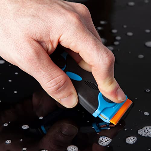 Hob Scraper Tool Set: Glass Stove Cleaner 6 Blades – 3 Stainless Steel Blades, 3 Plastic Blades – Induction Hob Oven Cleaner – LIVAIA Cooktop Cleaner