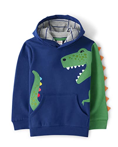 Gymboree,and Toddler Long Sleeve Hoodie Sweatshirt,Dino Sleeve,18-24 Months