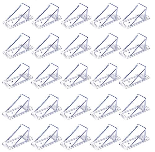 JSP Manufacturing V2-Mini Roof Guard Snow Guard Prevent Sliding Ice Snow Stop Buildup Plastic Multipack-Multicolor (100, Clear)