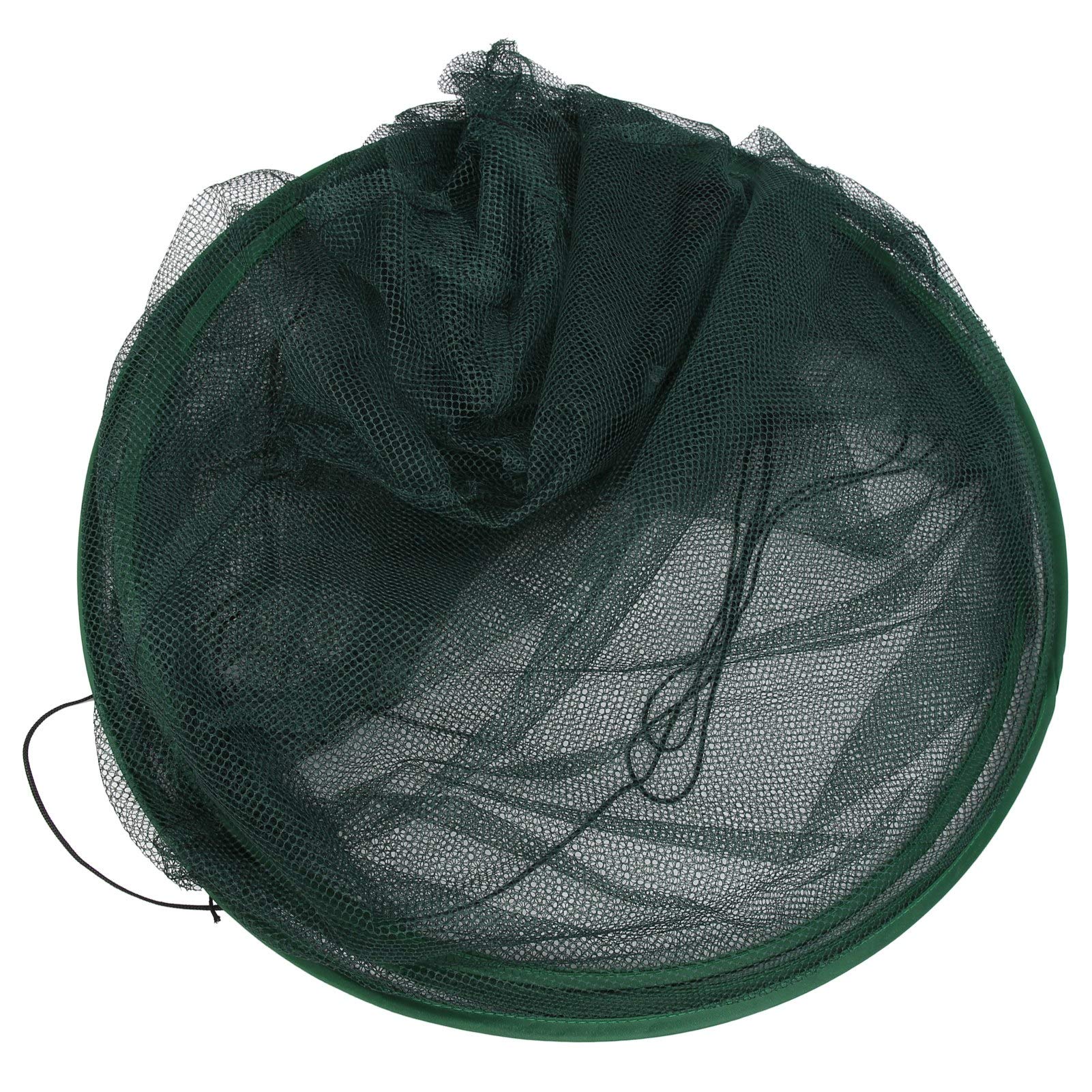 Foldable Fishing Shrimp Cast Net Nylon Fishing Tool Accessories for Fishing Enthusiasts, Round, Green
