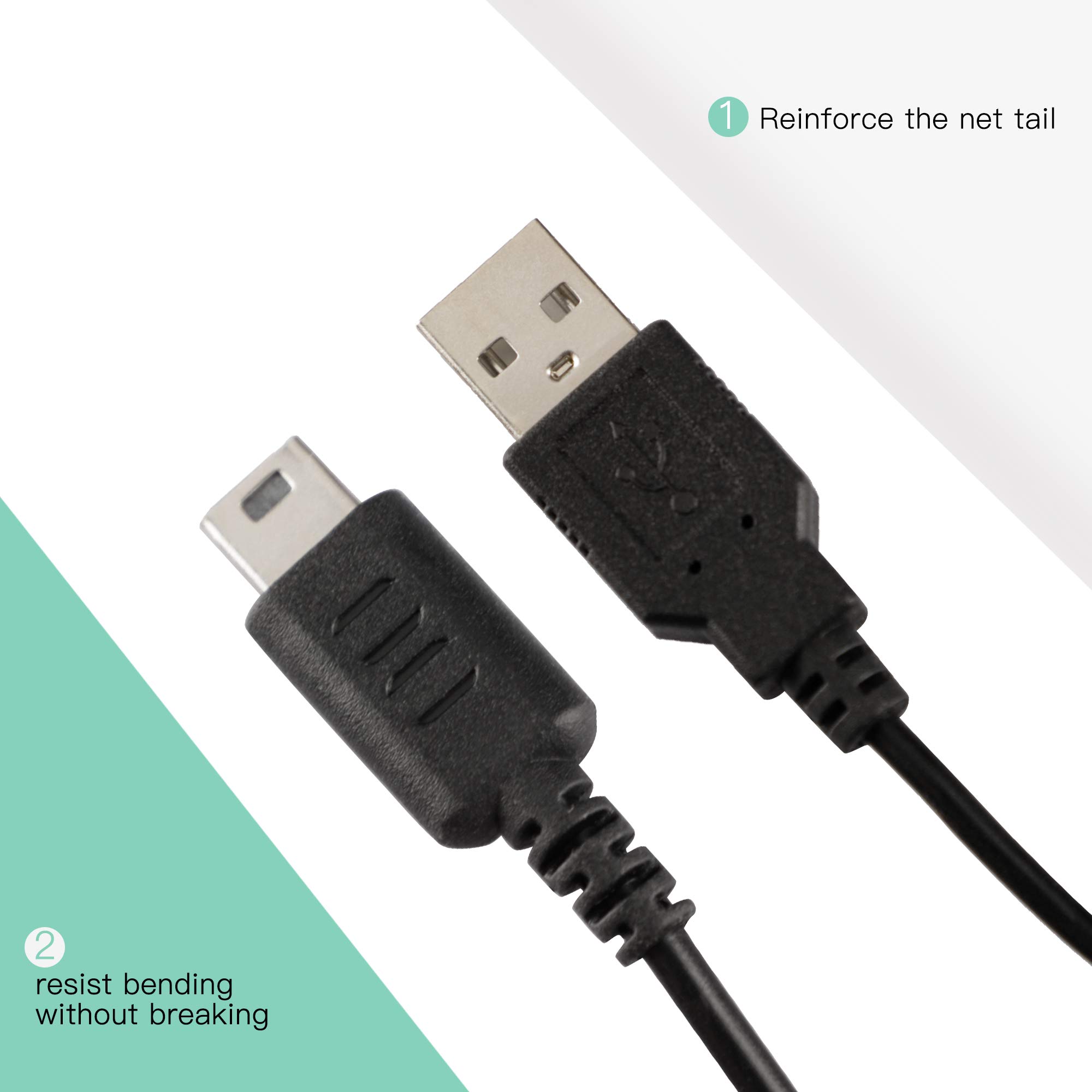 DS Lite Charger Cable Kit, AC Power Adapter Charger and Stylus Pen for Nintendo DS Lite Systems, Wall Travel Charger Power Cord Charging Cable 5.2V 450mA