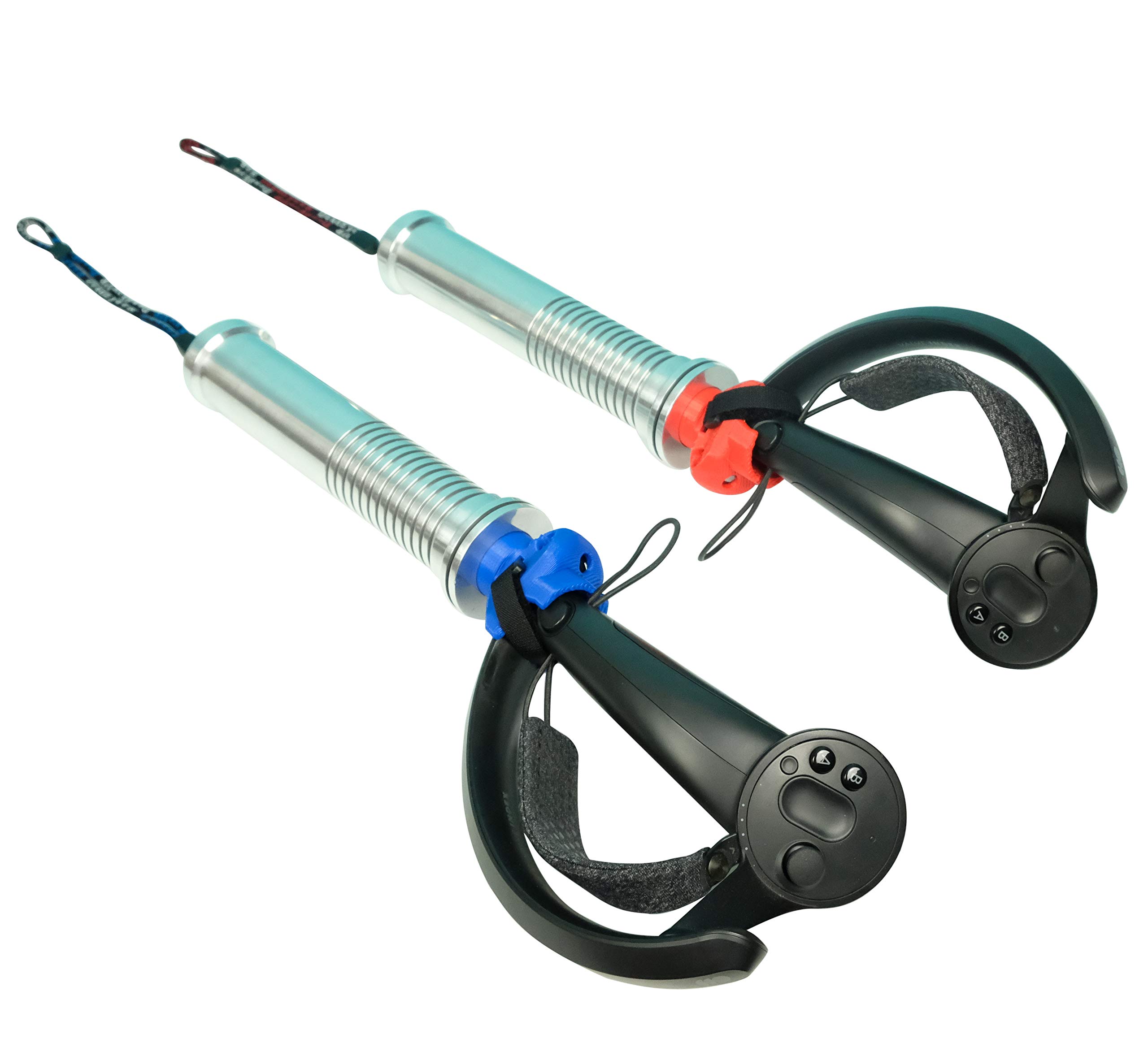DeadEyeVR MasterSabers - CNC'd Aluminum Saber Handle Hilts for Beat Saber with Double Dual Adapter - Index