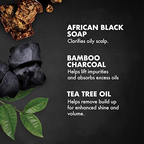 SheaMoisture African Black Soap Bamboo Charcoal Balancing Conditioner, 13 Fluid Ounce