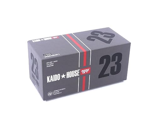 Datsun Fairlady Z RHD (Right Hand Drive) #23 Dark Gray Metallic Advan (Designed by Jun Imai) Kaido House Special 1/64 Diecast Model Car by True Scale Miniatures KHMG035