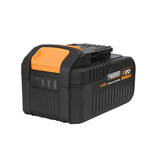 Freeman PE20V1GCK 20 Volt Cordless 1 Gallon 1/3 HP Portable Air Compressor Kit with Lithium-Ion Battery and Charger β 700 Shots per Charge