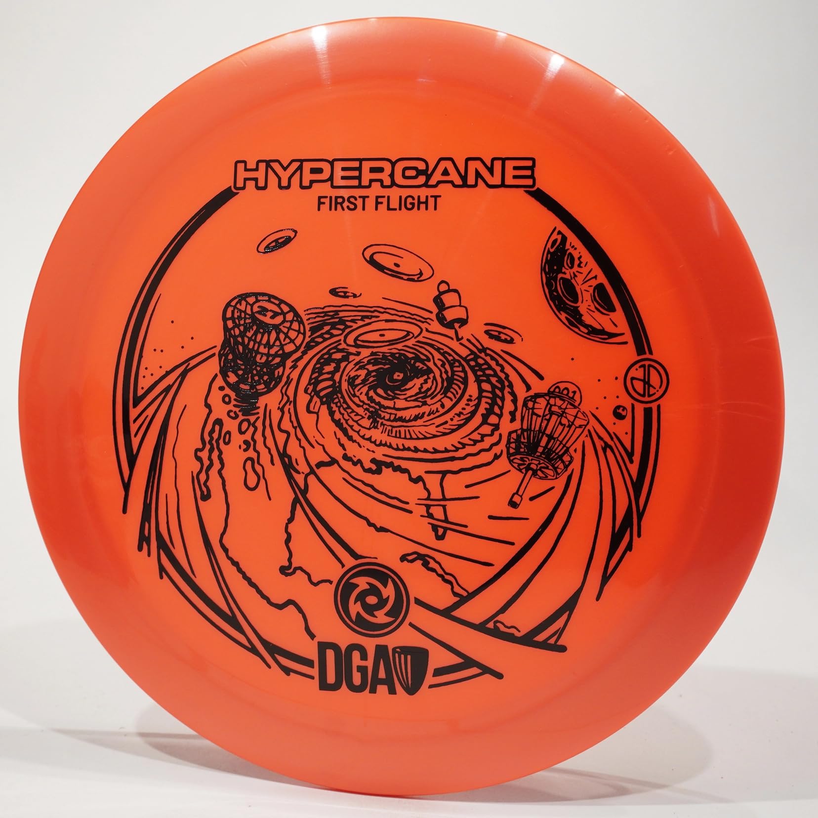 DGA Hypercane (ProLine PL) First Flight Distance Driver Golf Disc, Pick Weight/Color [Stamp & Exact Color May Vary] Yellow 173-174 Grams