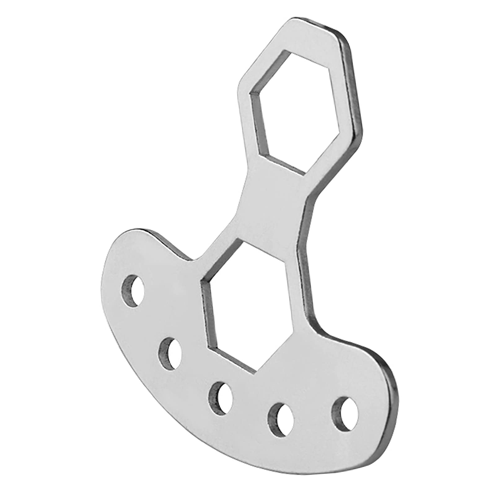 Fishing Reel Wrench Steel Baitcasting Reel Handle Screw Wrench Portable M7/M8 Nut Remove Tool Fishing Vessel Repair Tool Handle Knob Caps Open Tool