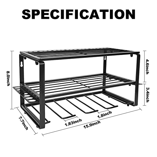 XYNB Power Tool Organizer, Drill Storage Rack Power Tool Organizer Wall Mount Drill Holder Wall Mount Drill Rack Removable Design