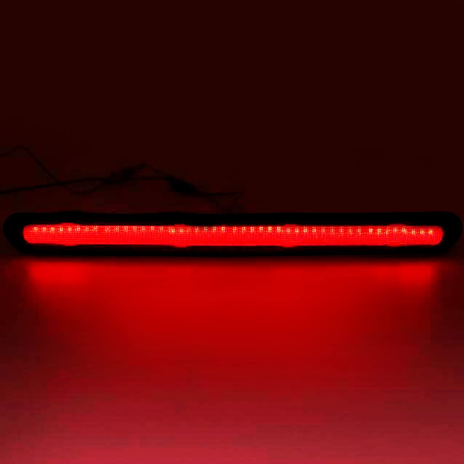 F1 Style Strobe Smoked Lens LED 3rd Third Brake Light for 2016-2020 Gen6 Camaro, Replace OEM Part # GM 84330249 84484034