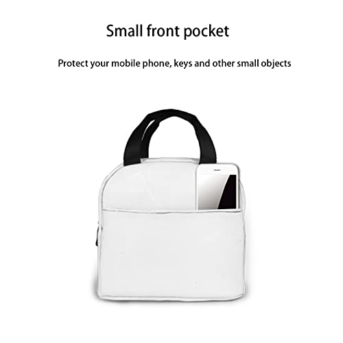 ybbed Anime Lunch Bag Insulated Leakproof Reusable Portable Cooler Box Practical Tote Bag for Work, Picnic One Size