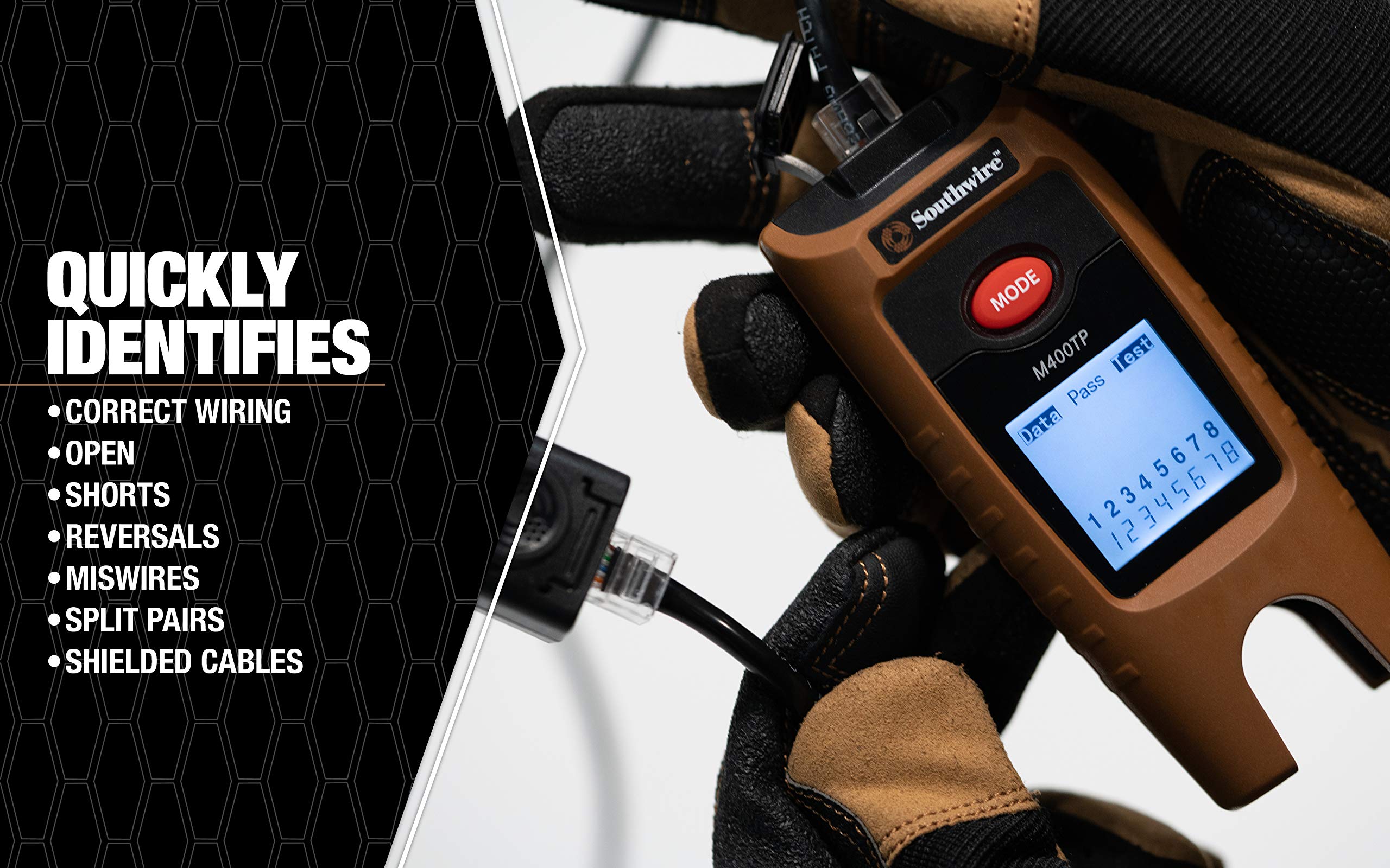 Southwire M400TP Professional Data Cable Mapper