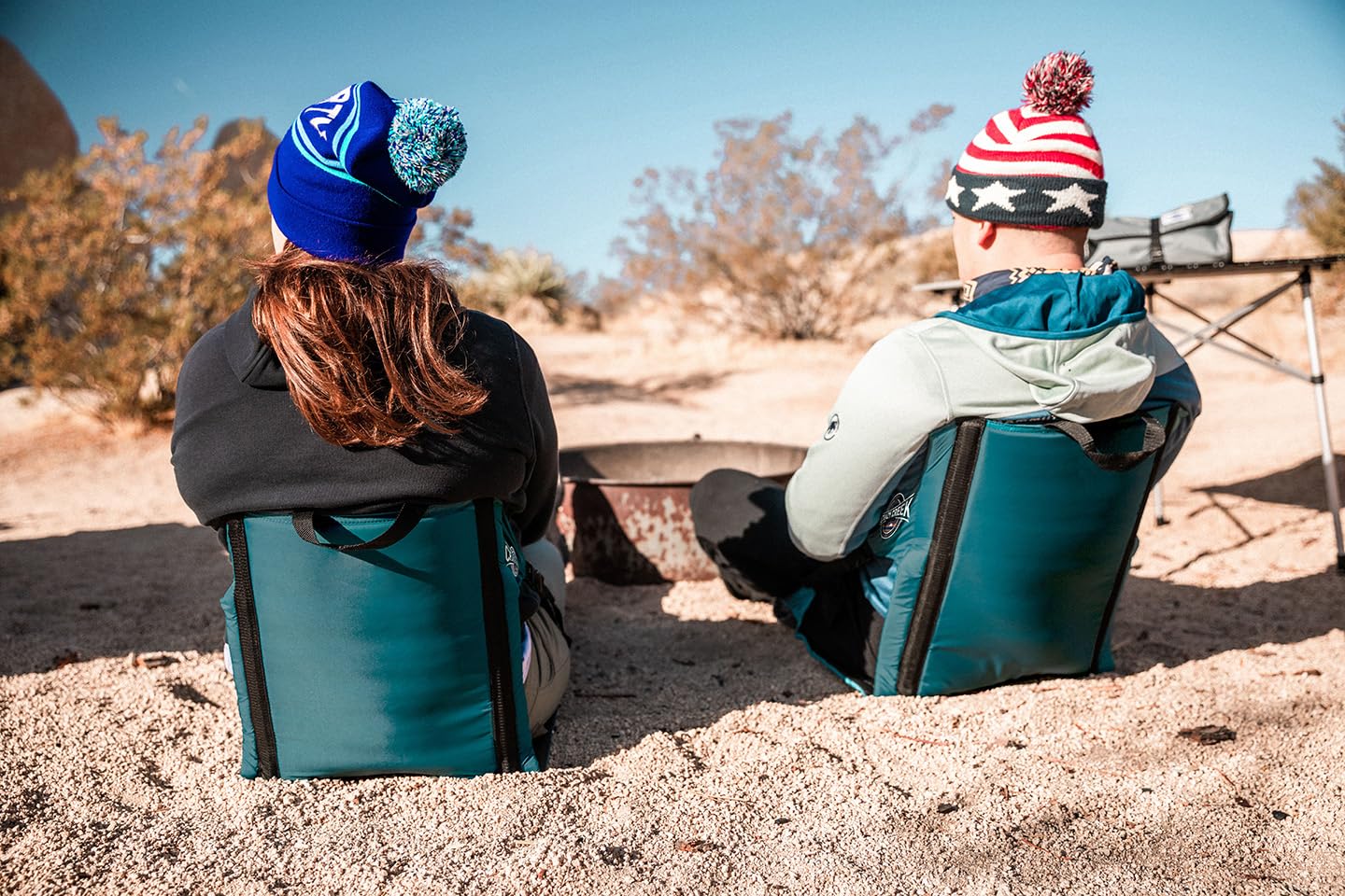 Crazy Creek The Chair for Camping, Backpacking & More, High Density Foam Cushion, Occasional Use Model, Adjustable Straps, Water-Resistant, Smokey Blue/Black, One Size