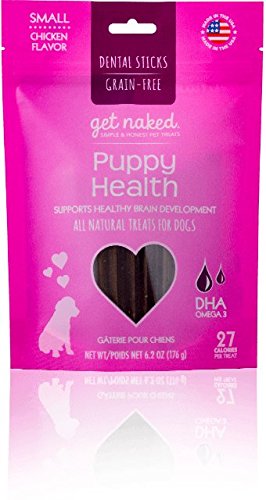N Bone Get Naked Dental Chew Stick Puppy Health Size:Small/6.2-Ounce (Pack of 6)